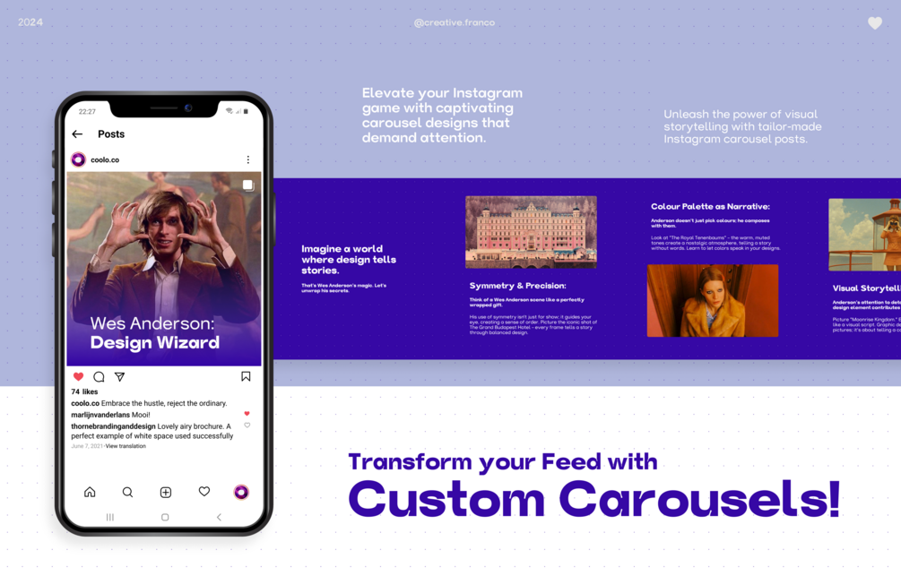 Carousel Designs - Figma File [ FREEBIE ]