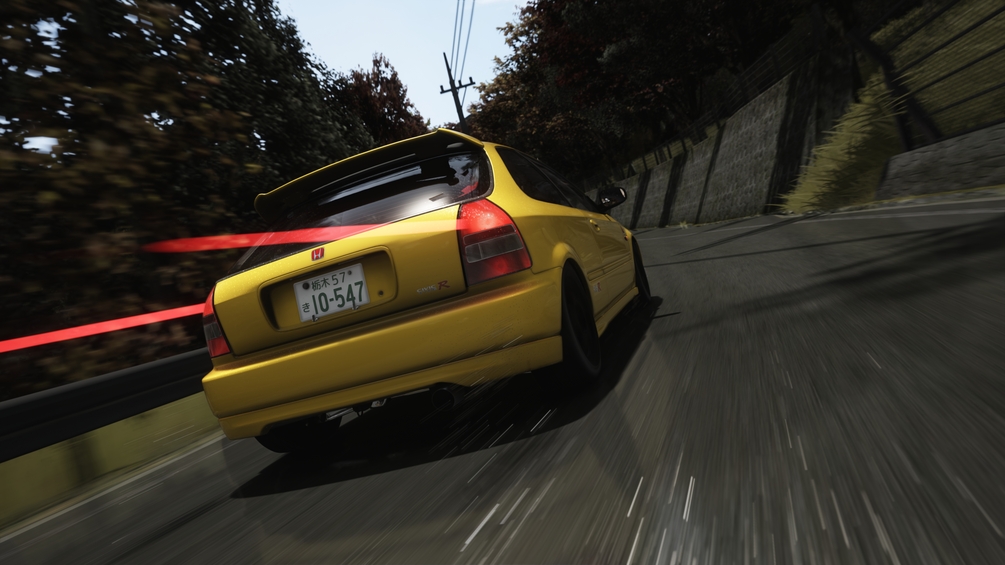 Initial D Todo School Spoon Civic Type R Demo Car (EK9)