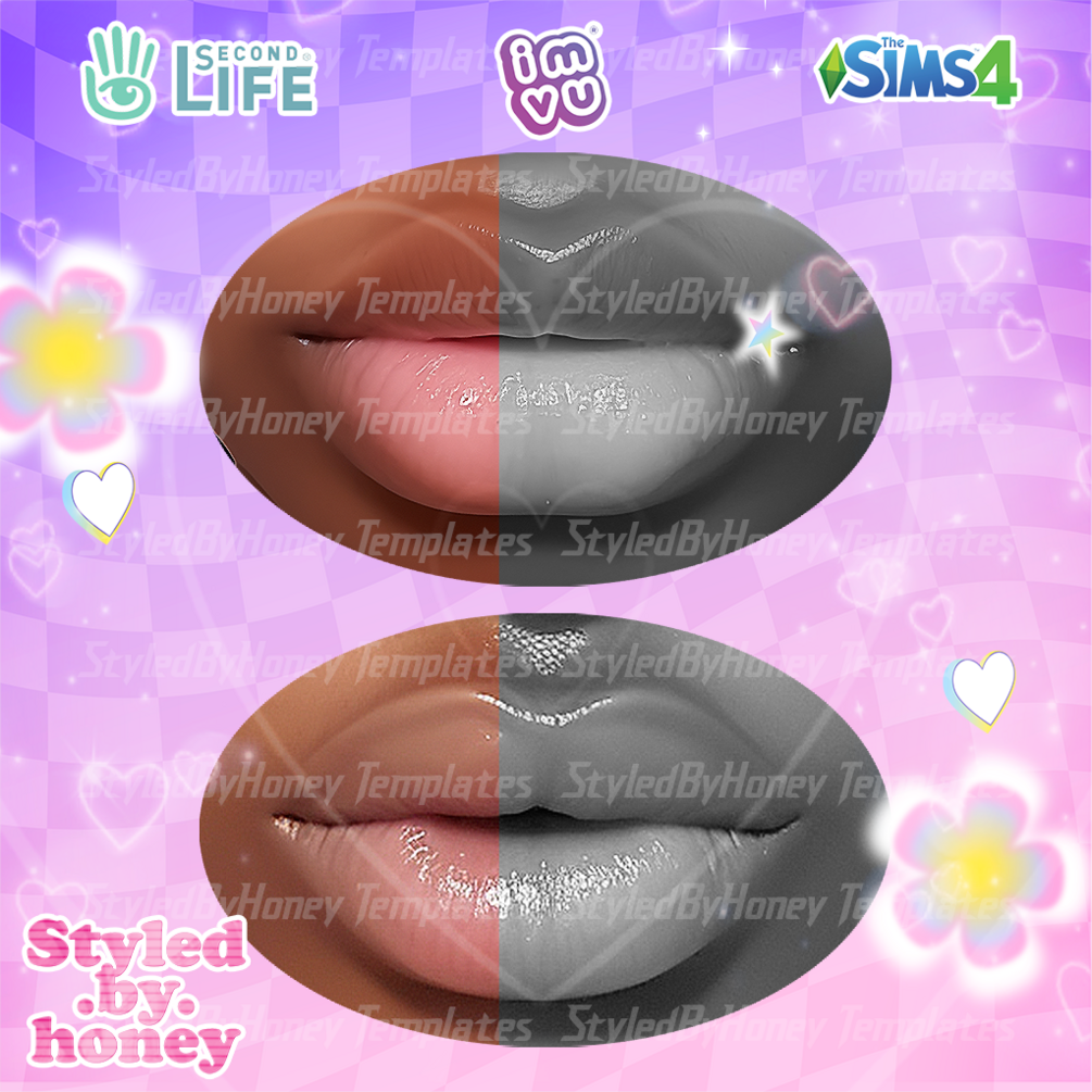 LS-002 - Ready to use IMVU/Second life template 4K PNG