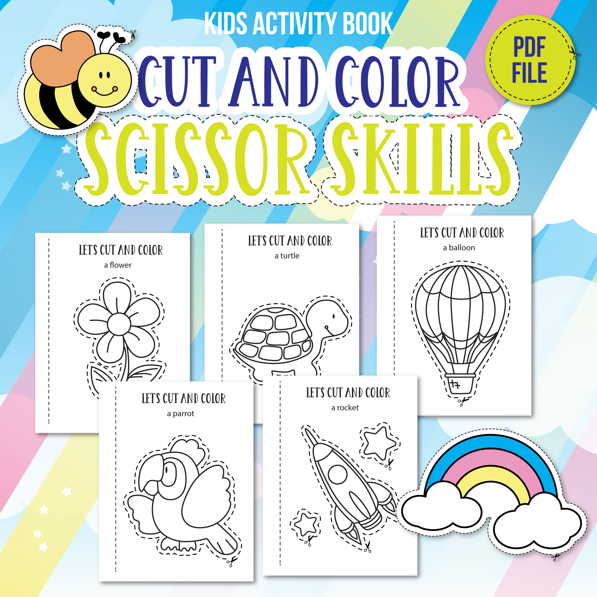 Scissor Skills Workbook