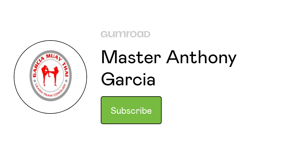 Master Anthony Garcia