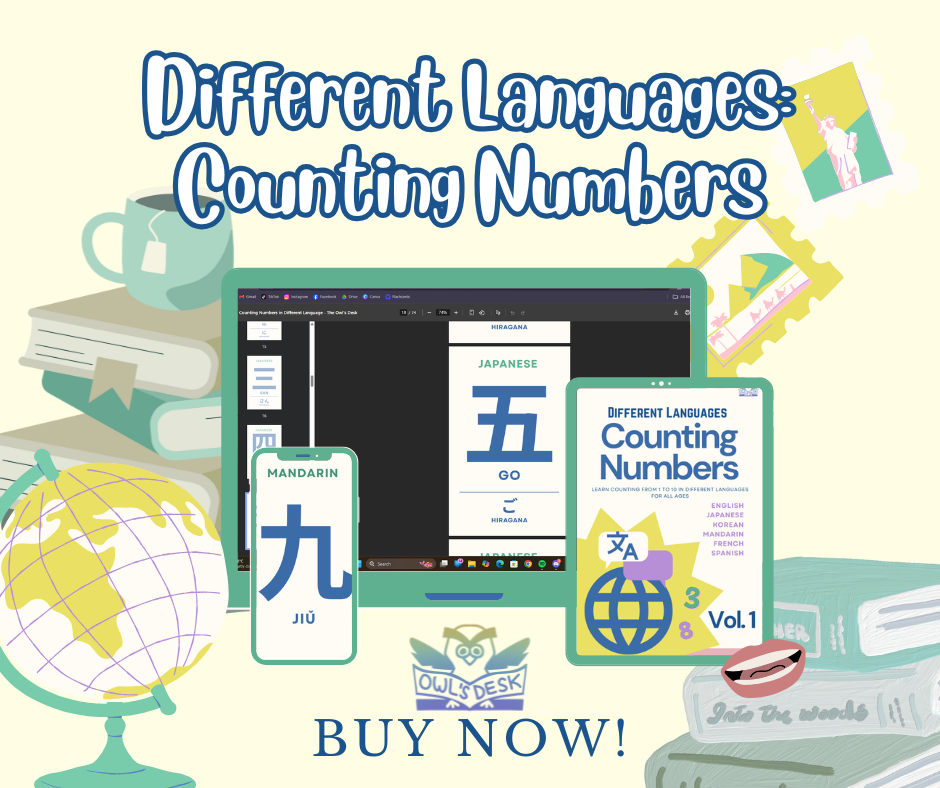 Counting Numbers (1-10) in Different Languages Volume 1