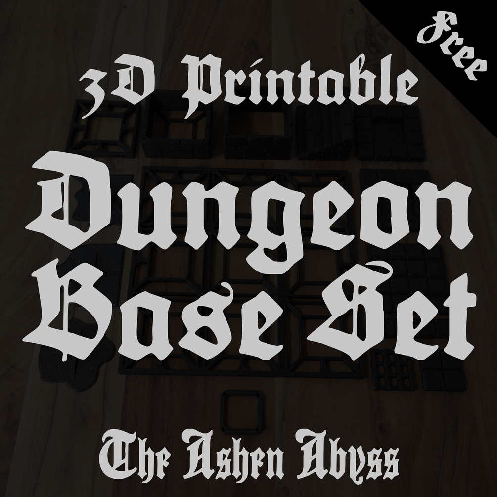 Dungeon Base Set - 3D Printable Terrain