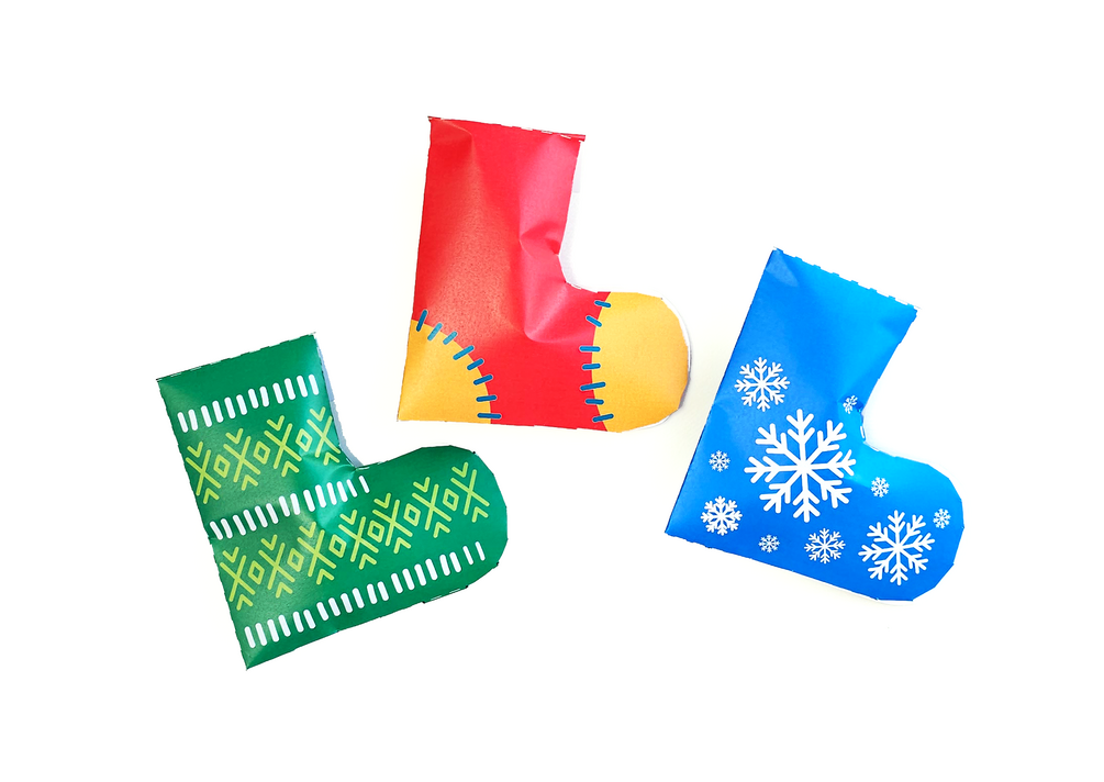 Christmas Stocking Craft for Kids - Printable PDF
