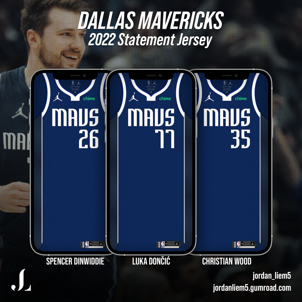 Dallas Mavericks 2022 Statement Jersey Pack