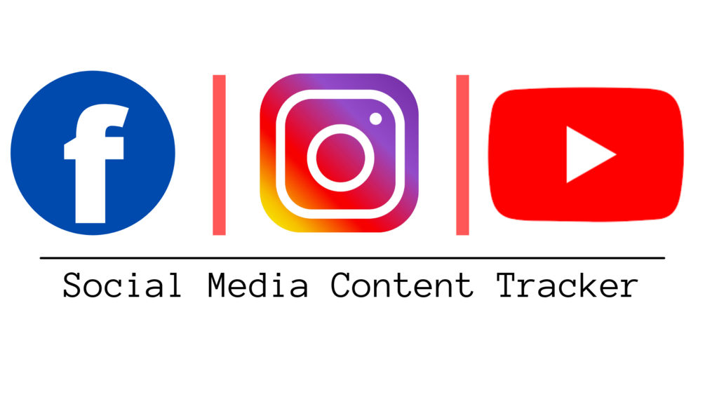 Social Media Content Tracker