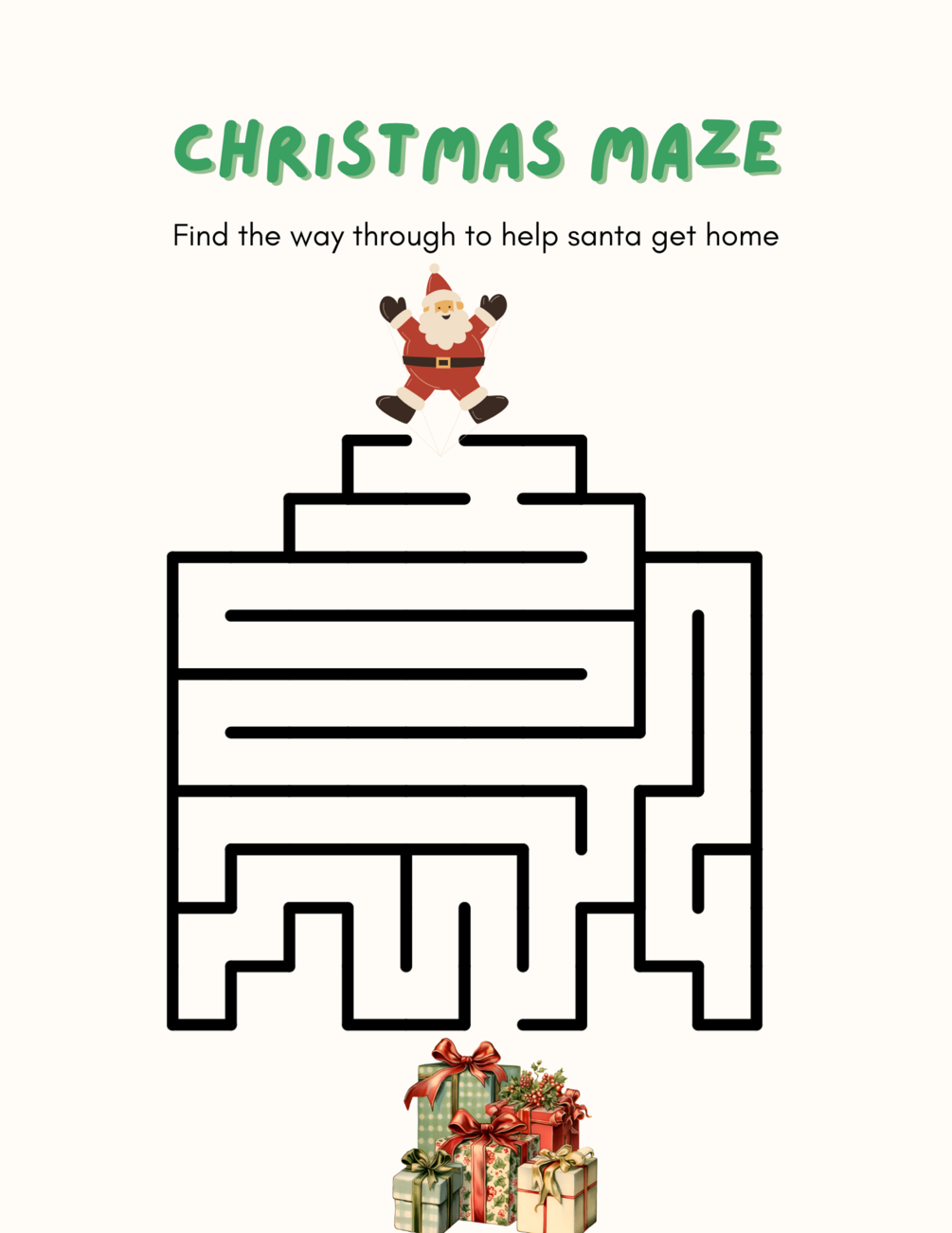 Christmas Activities for Kids Editable in Canva