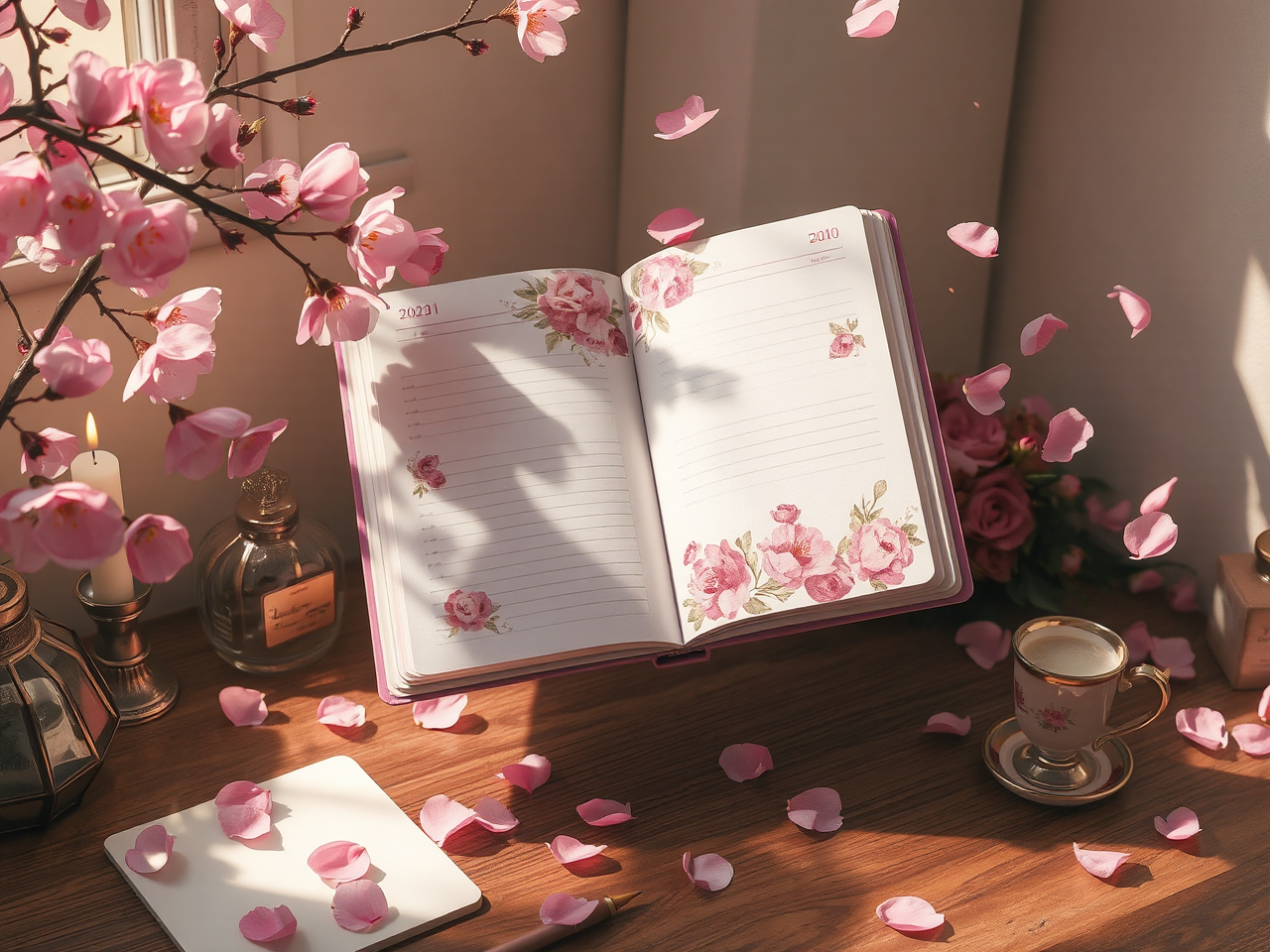 Floral Lovely Printable Digital Planner | Daily, Weekly, Monthly ...
