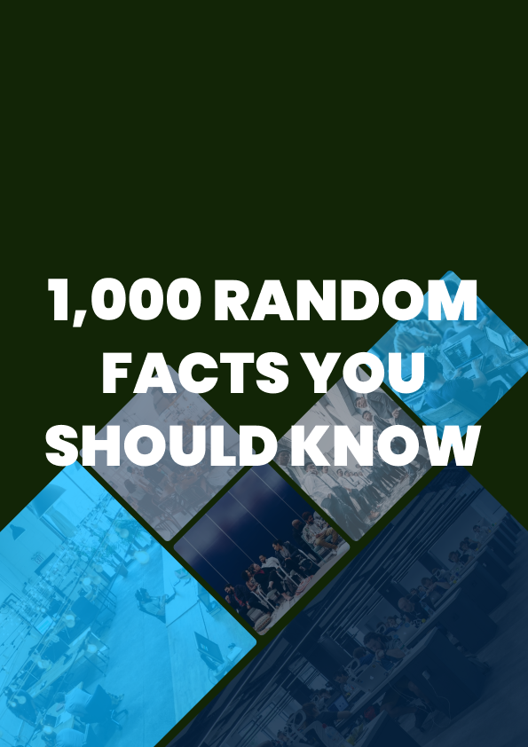 1,000 Random Facts You Should Know