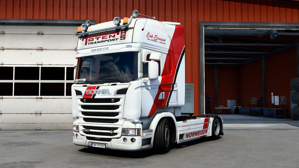 Scania RJL 6s Toten Transport - Erik Sivesind Skin