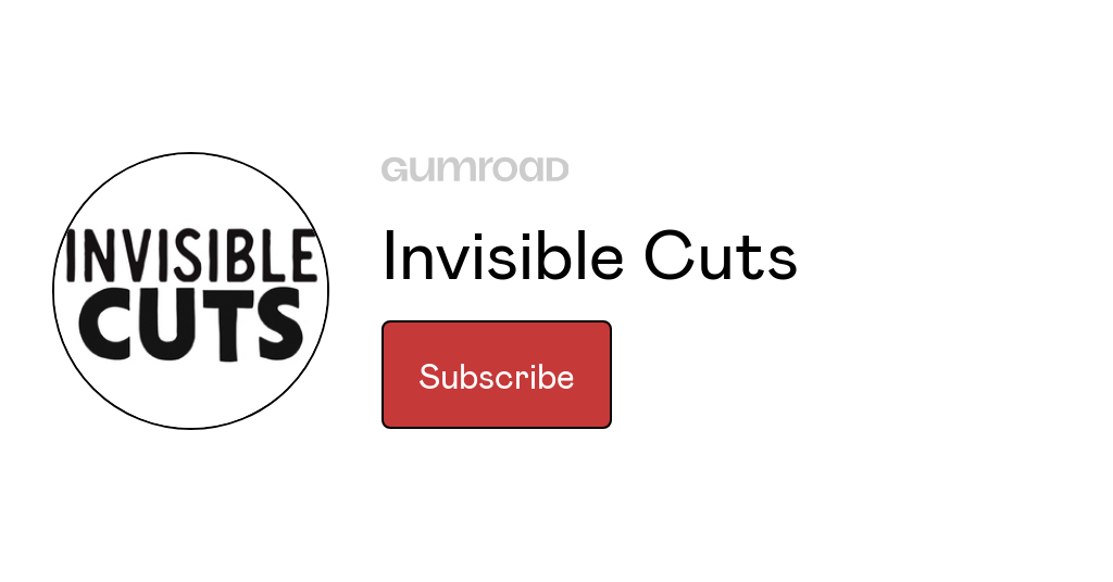 Invisible Cuts
