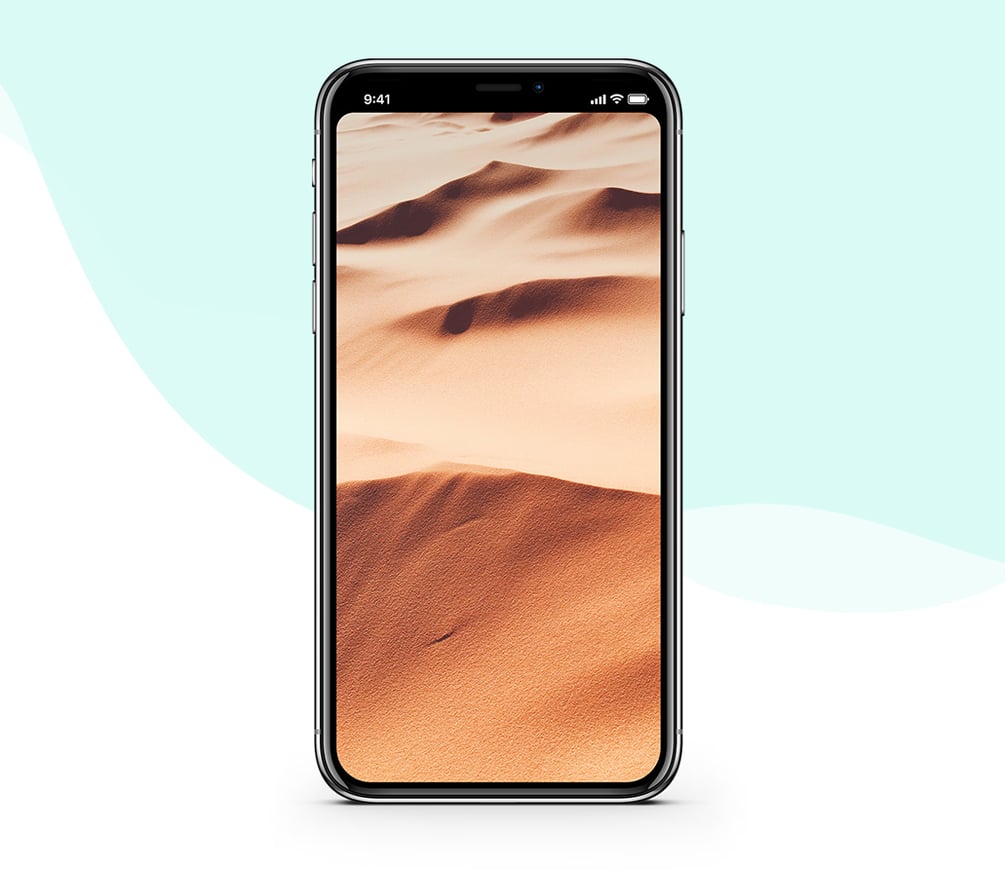 Desert Wallpaper for iPhone X without Notch