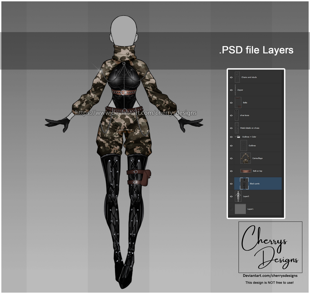 customizable Outfit Design 59