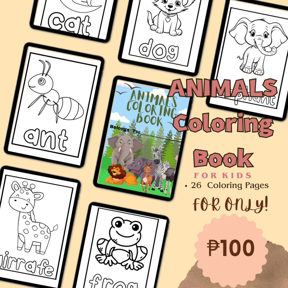 Animals Coloring Books for Kids (Printable)