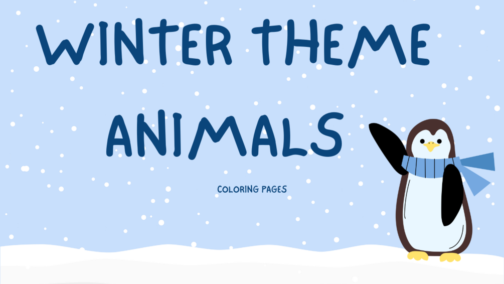 SNOWY FRIENDS, ARTIC ANIMALS FOR KIDS