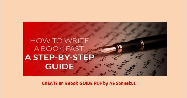 CREATE an EBook GUIDE PDF by AS Sonnekus