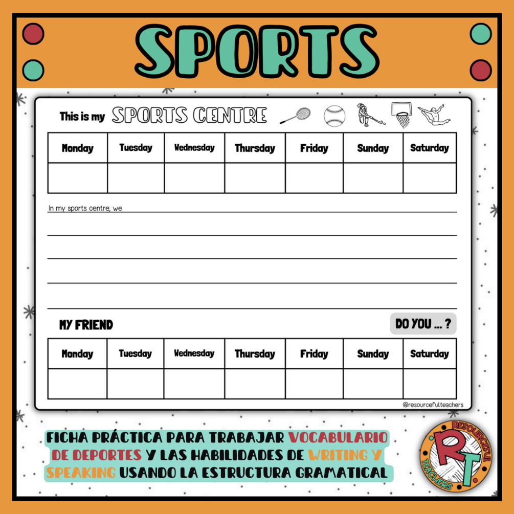 SPORTS WORKSHEET