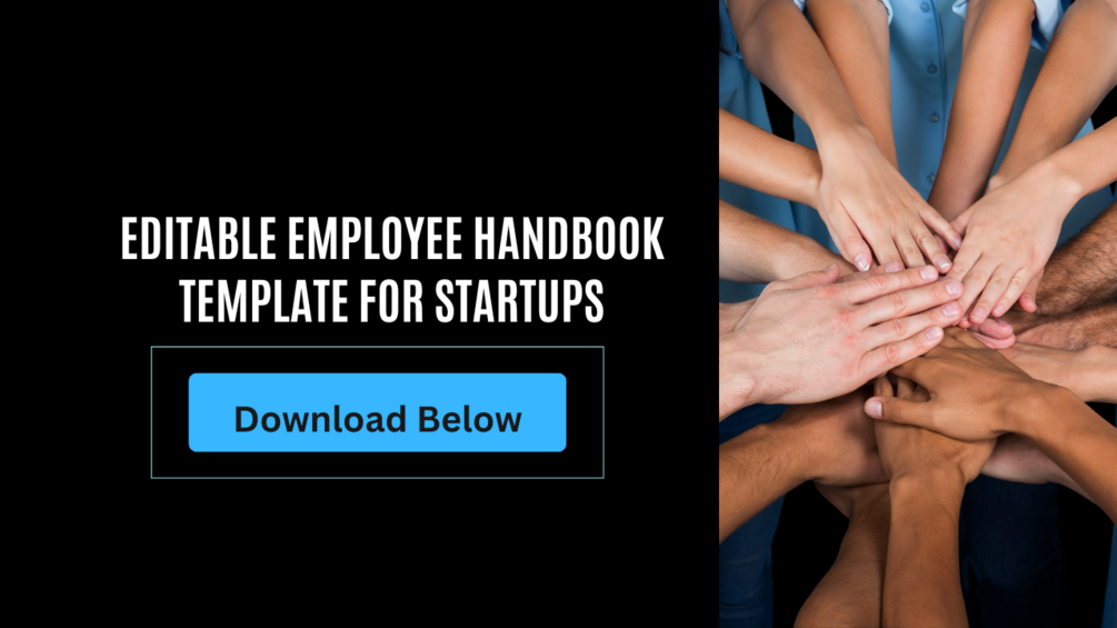 Editable Employee Handbook Template for Startups (Word + Canva)