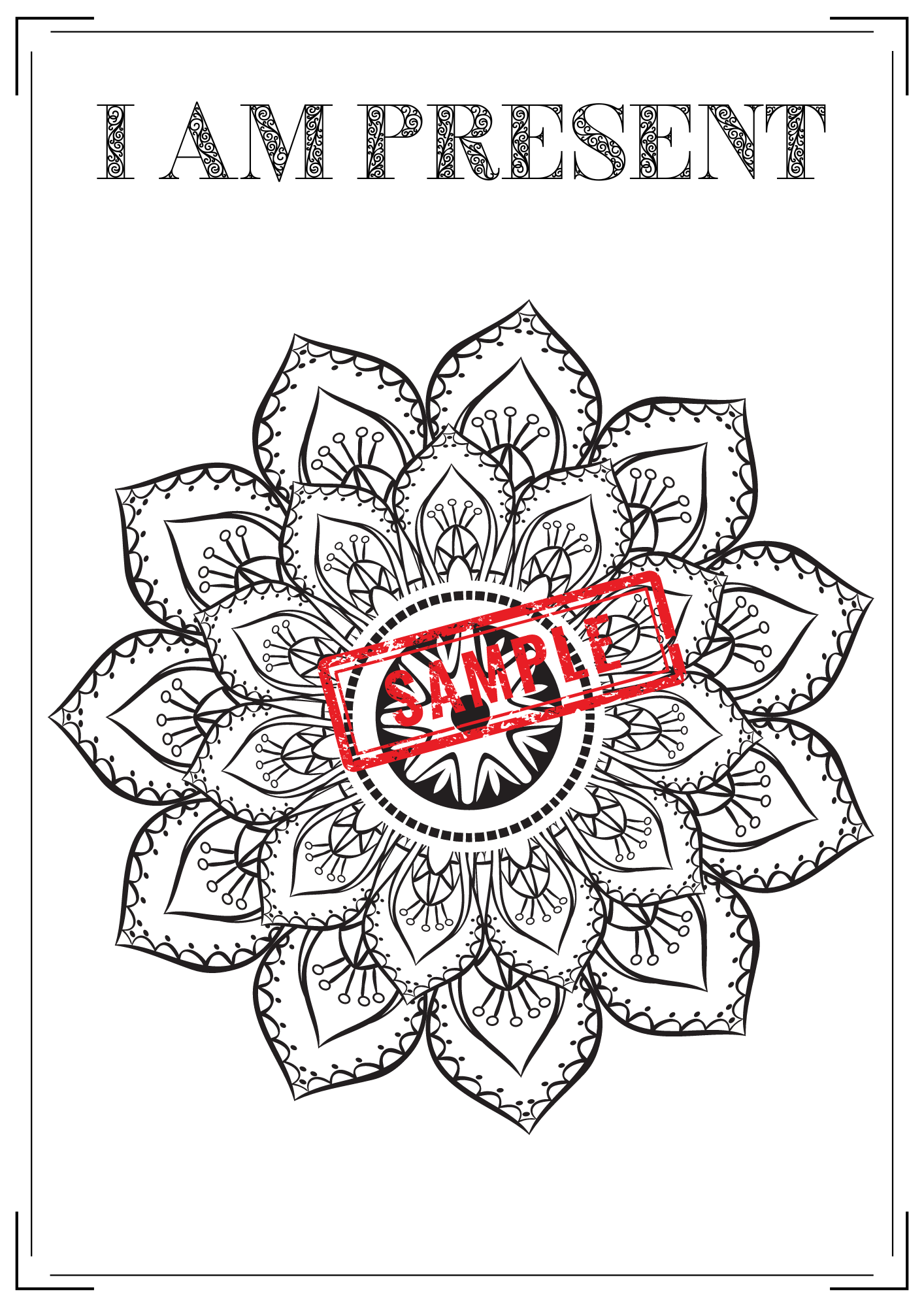 Feeling Mindful Mandala Colouring-in Book