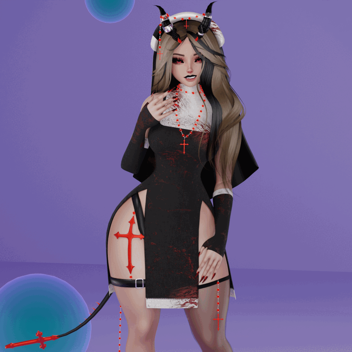 Rosary Nun Set ZinFit Base