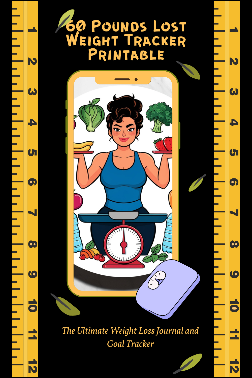 60 Pounds Lost Weight Tracker Printable: Your Ultimate Weight Loss ...