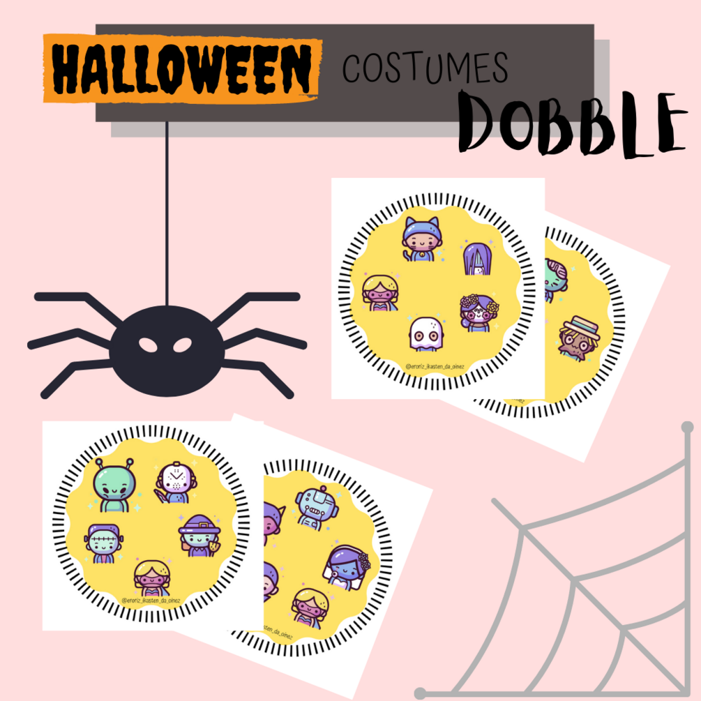 HALLOWEEN DOBBLE/SPOT IT GAME