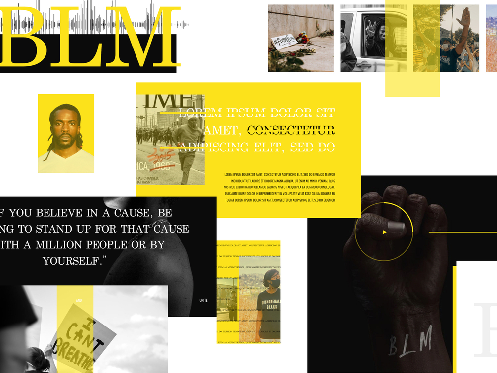 BLM - Website Template