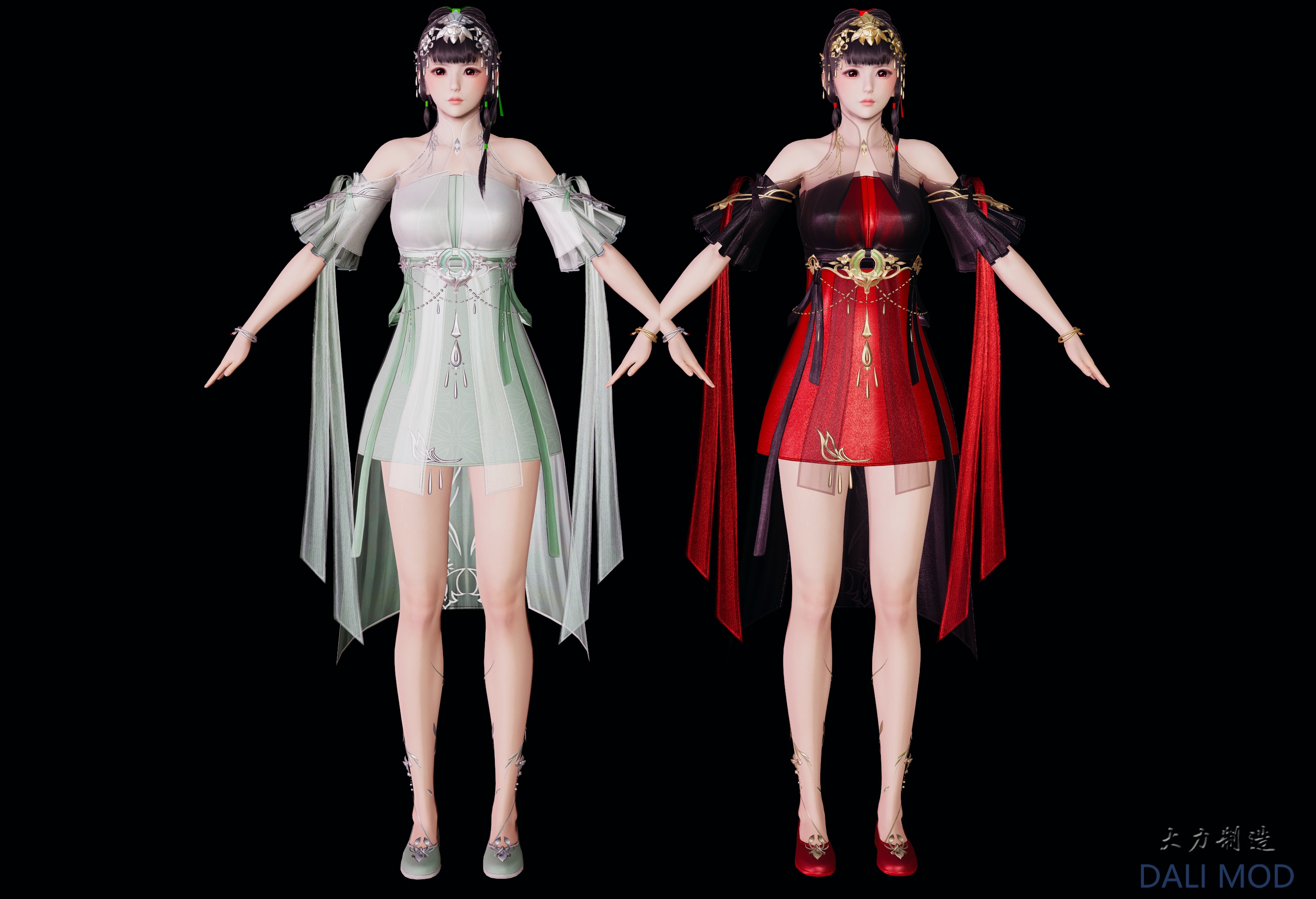017 - HS2（HoneySelect2）+AI（AI-Syoujyo）MOD-大力-青玉 附带模特