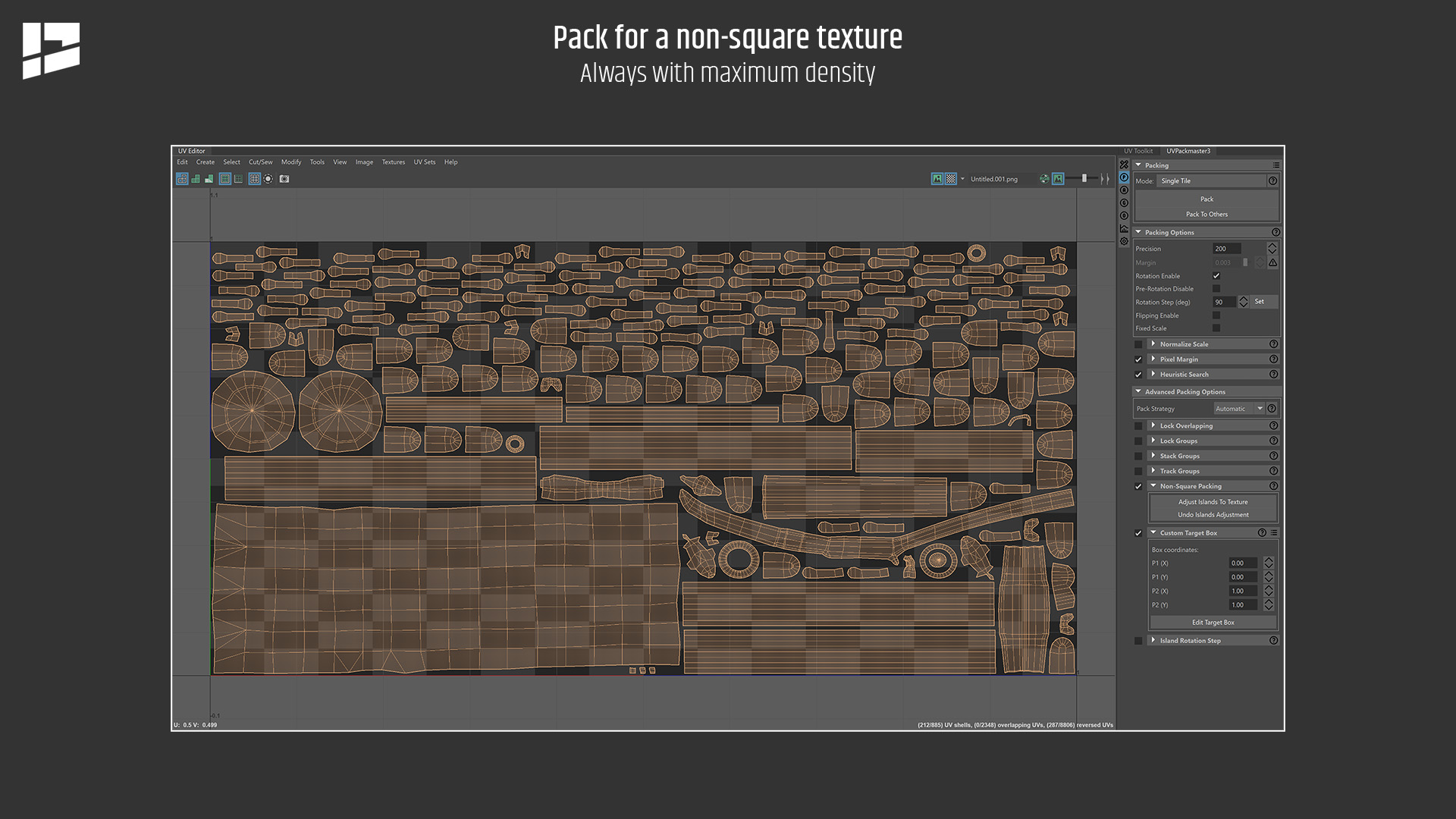 UVPackmaster 3 PRO for Maya