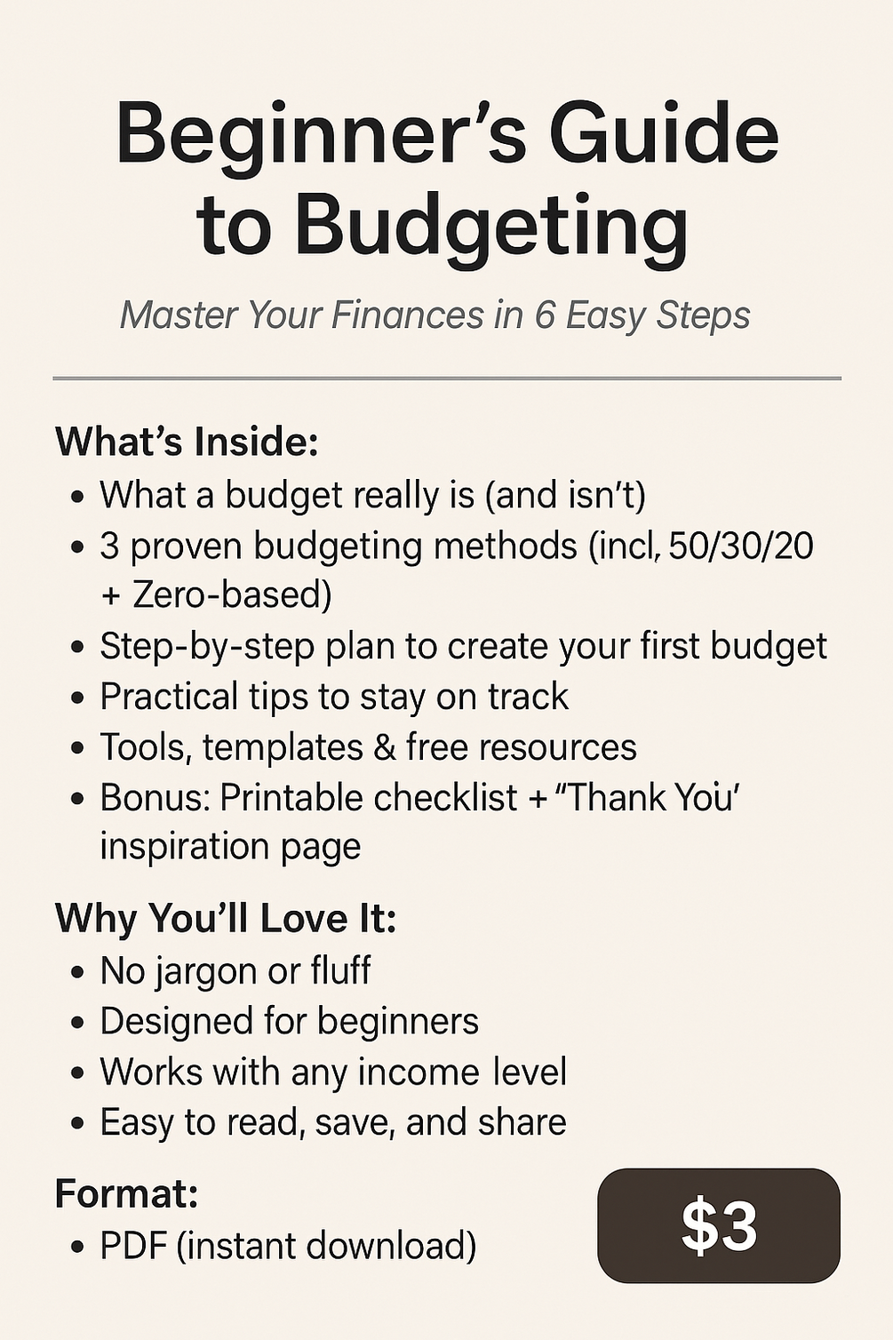 Beginner's guide to budgeting