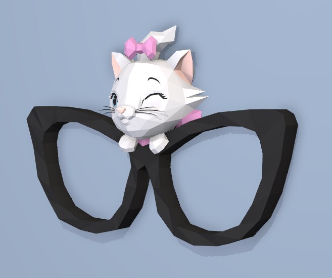 MARIE GAFAS PAPERCRAFT