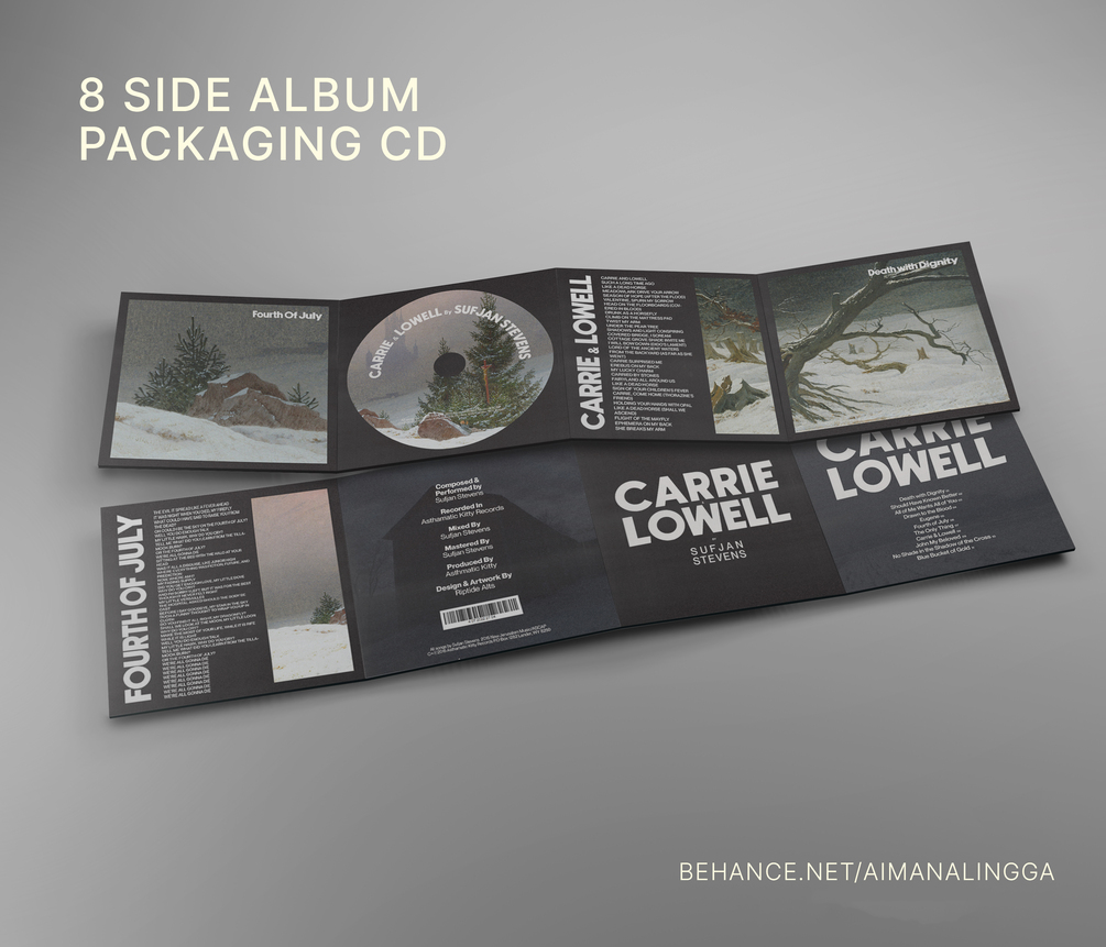 [Free] 8 Side CD Album Packaging Mockup