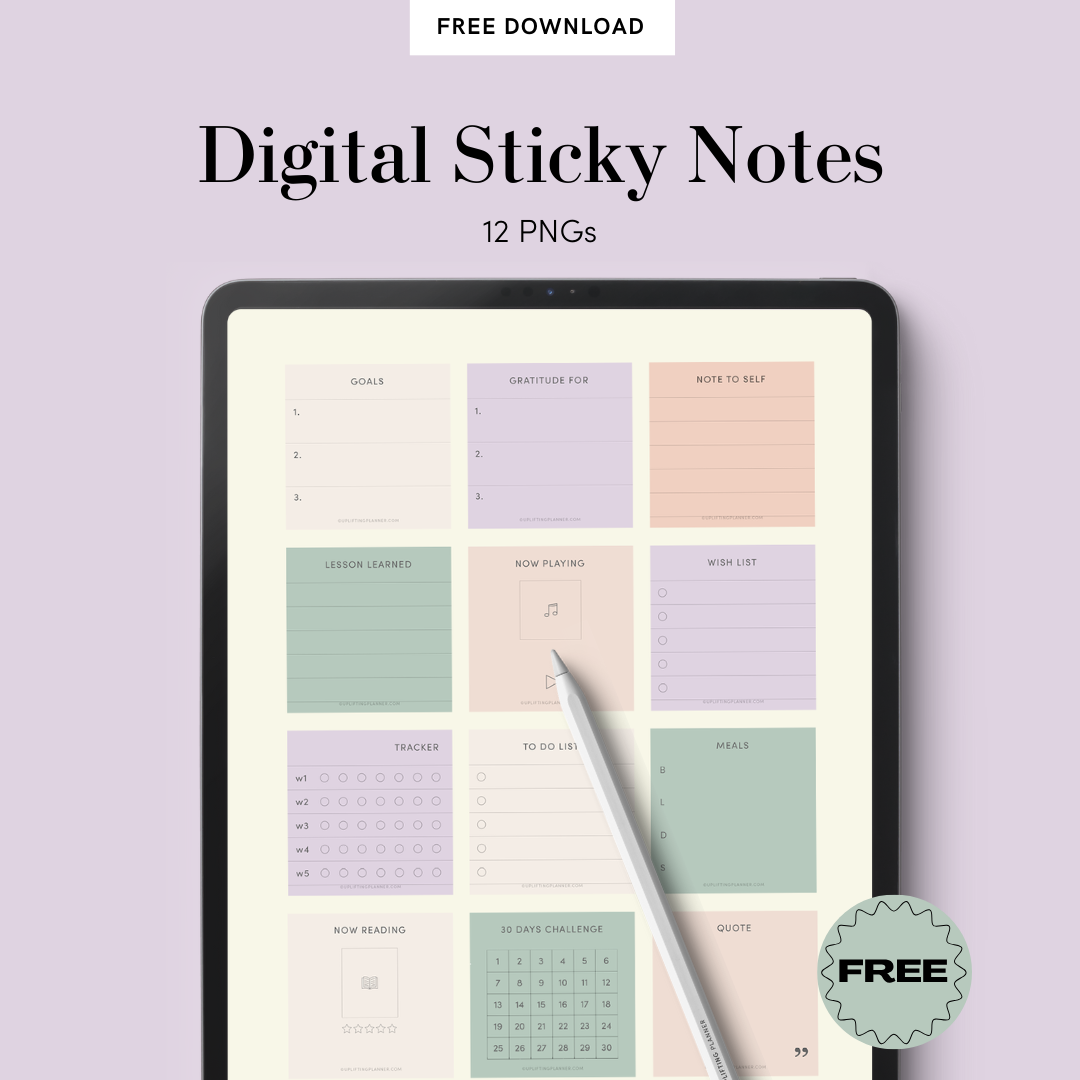 Stay Organized & Inspired - Free Widget Sticky Notes with Tips ...