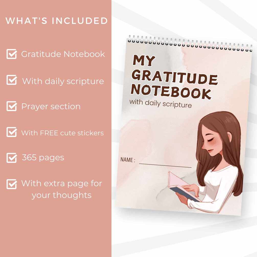 MSJENCREATES GRATITUDE NOTEBOOK