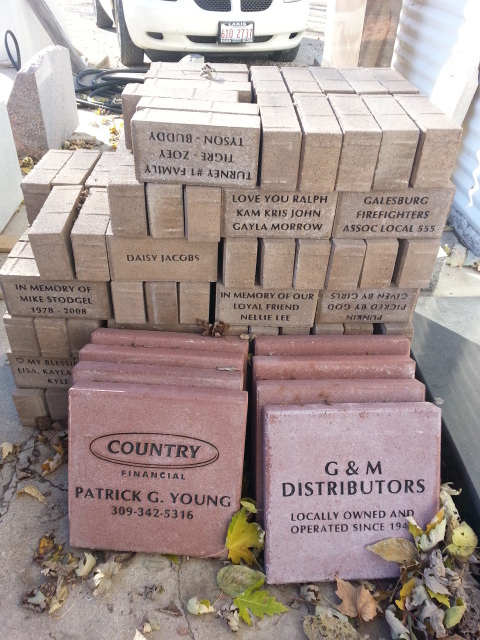 One 12x12 Corporate Logo Brick