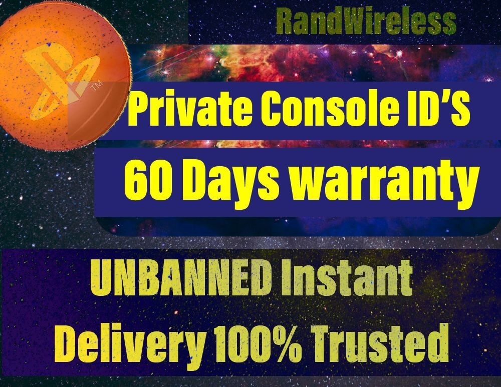 PS3 Console ID's Key 60 Days Warranty