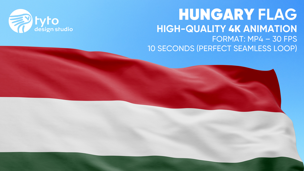 HUNGARY Flag Animation