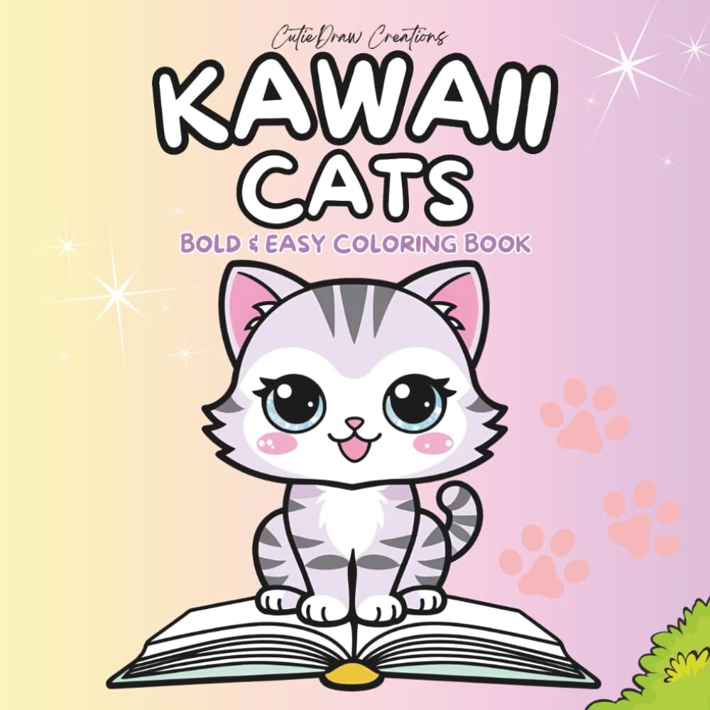 Kawaii Cats Coloring Book - Bonus
