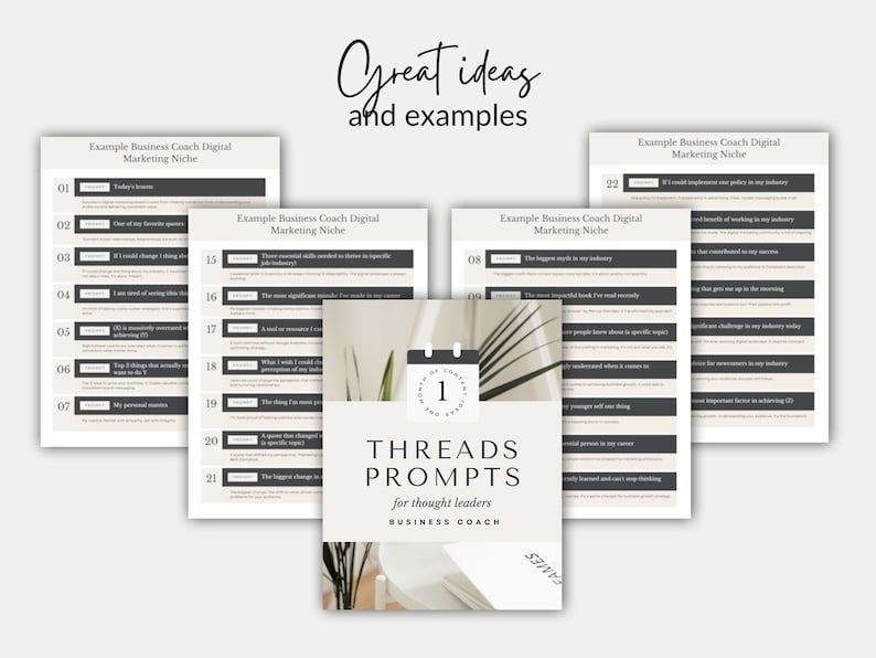 Thread Prompts, Threads Ideas for Business, Social Media Content Ideas ...