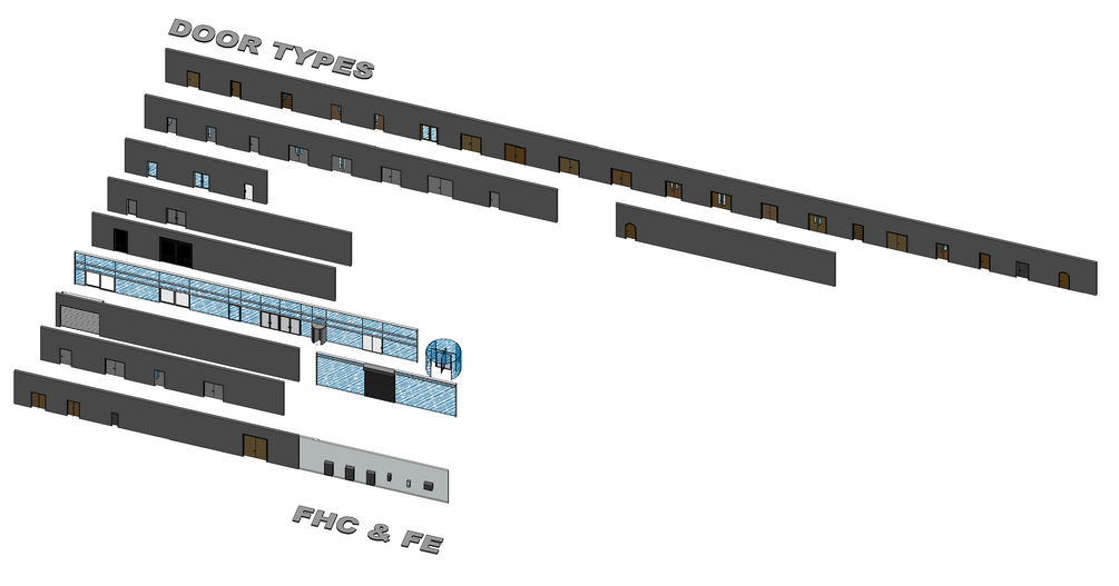 Revit Door Family Pack - LOD 300