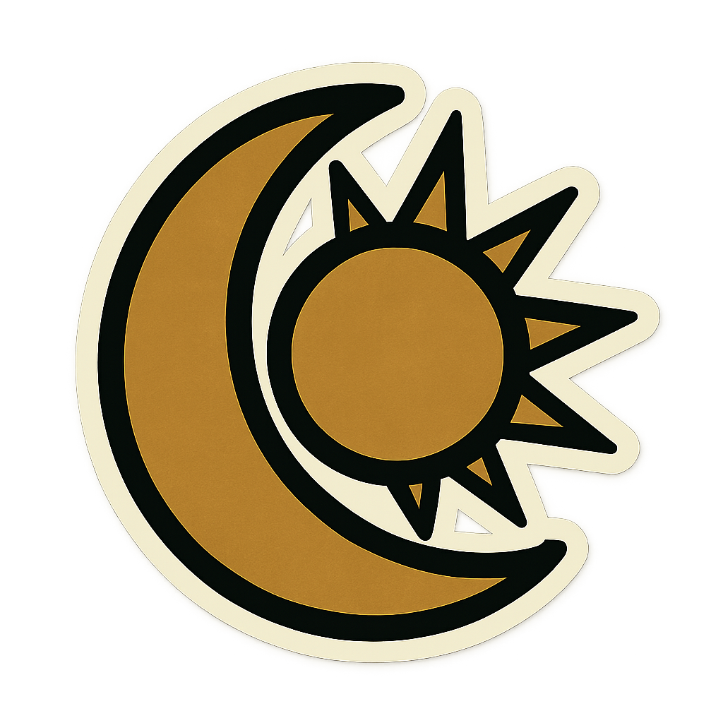 Symbols of the Silent Path – Spiritual Sticker Collection