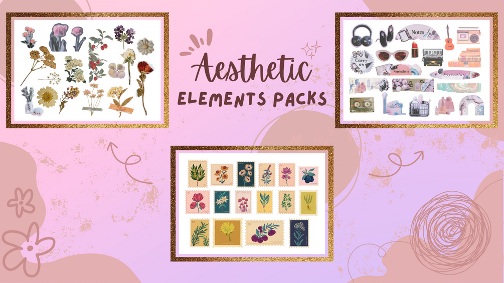 Aesthetic Elements Pack – 17 Pages of Minimal & Versatile Design Assets