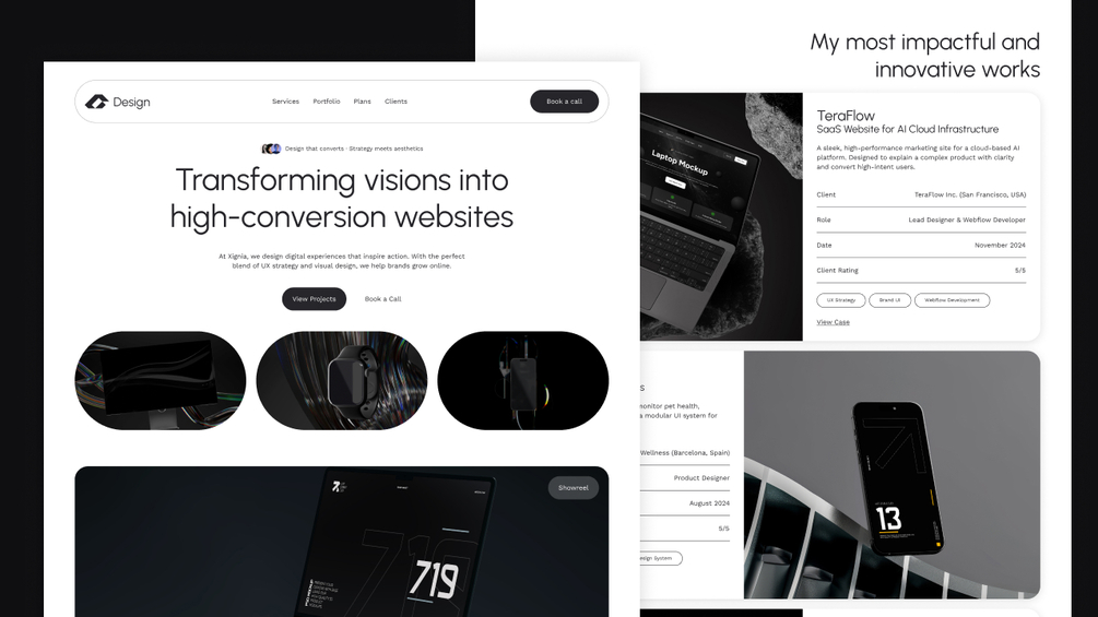 Modern Portfolio – Web & Mobile