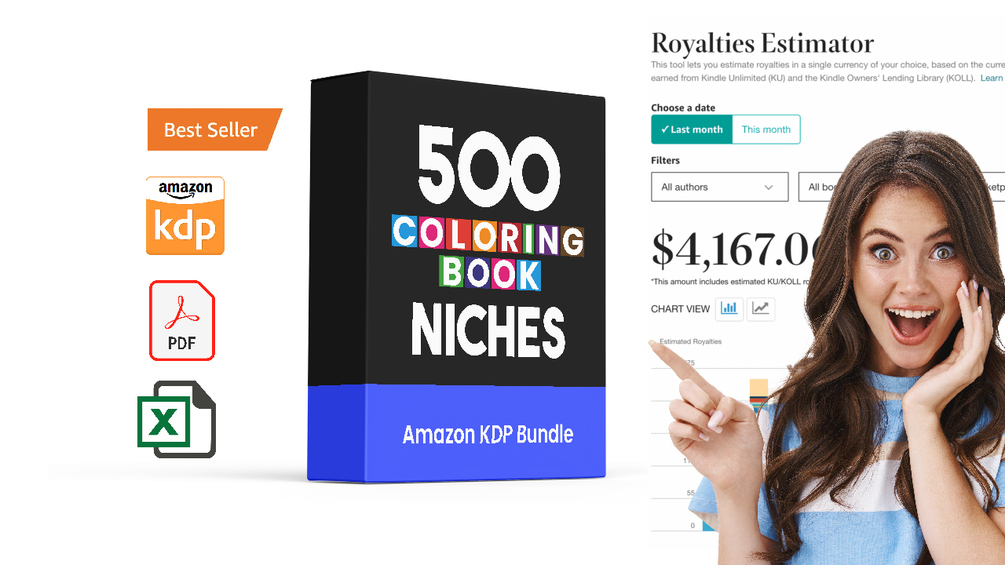 500 Low Competitive Coloring Book Niche