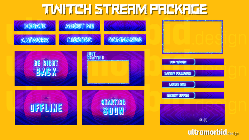 Electric Sunset Stream Package