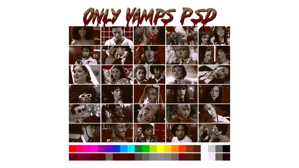 only vamps coloring psd