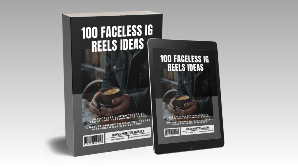 100 Faceless IG Reels Ideas