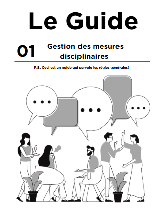 Guide pratique: Gestion des mesures disciplinaires