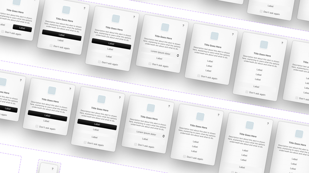 Apple MacOS 12 Design System