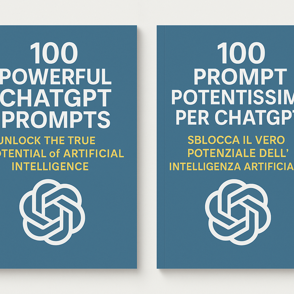 100 PROMT POTENTISSIMI PER CHAT-GPT